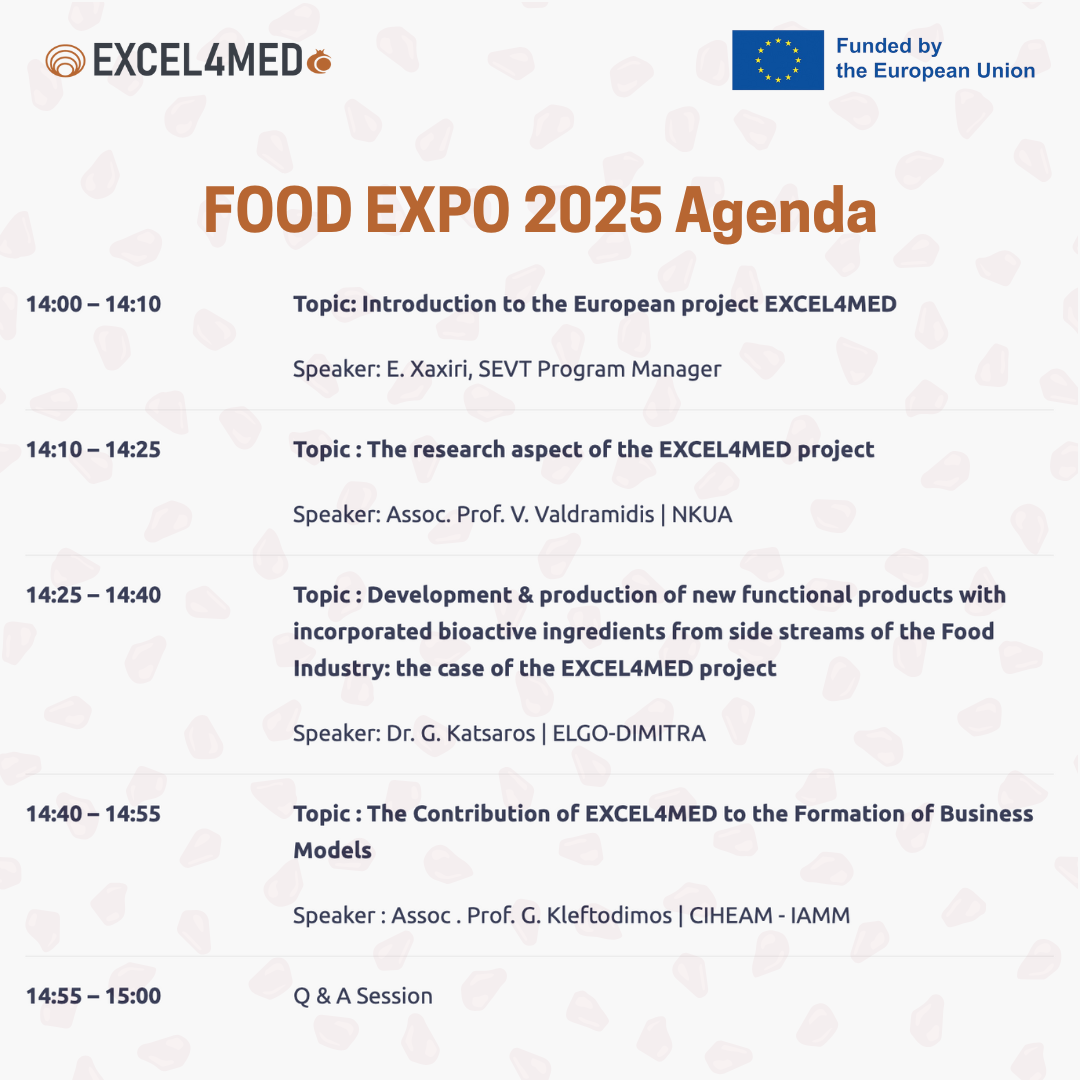 EXCEL4MED Workshop in FOOD EXPO 2025 - Excel4Med